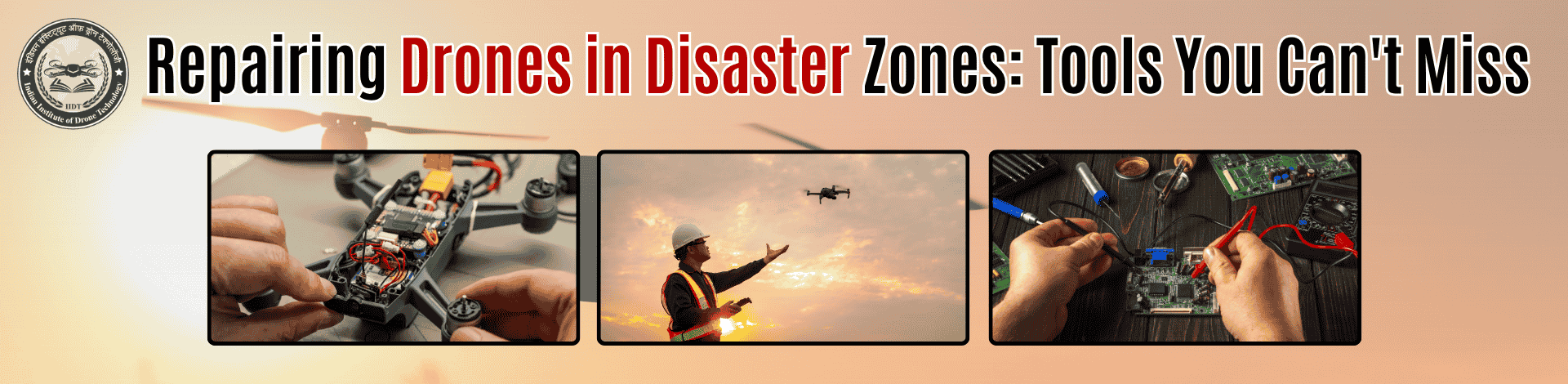 Essential Tools for Repairing Drones in Disaster Zones